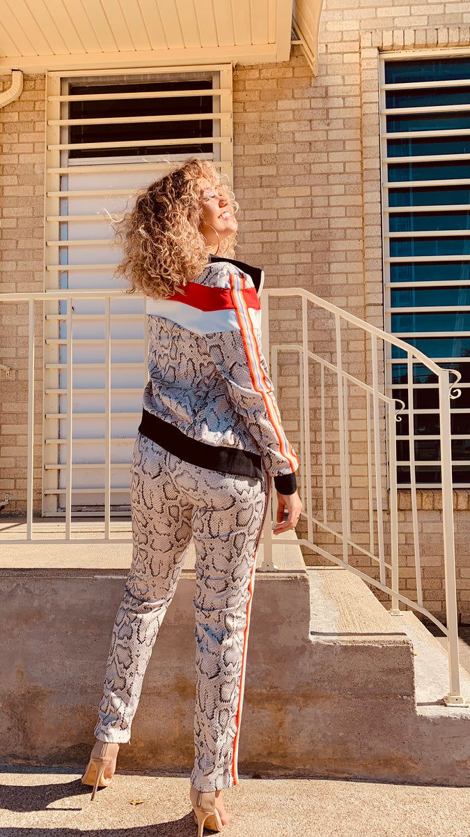 Snake Print Tracksuit – keithharleycollection
